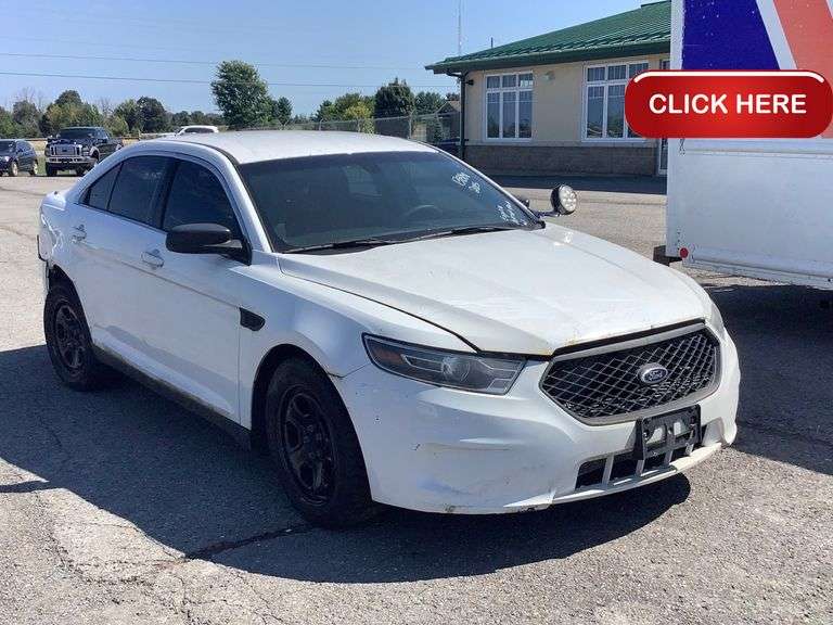 2015 Ford Taurus Police Interceptor Sedan - Rideau Auctions
