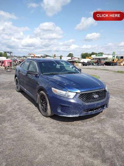 2013 Ford Taurus Police Interceptor Sedan - Rideau Auctions