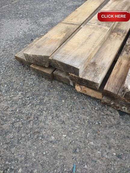 18- 8.5' rough cut 2x6 lumber - Rideau Auctions
