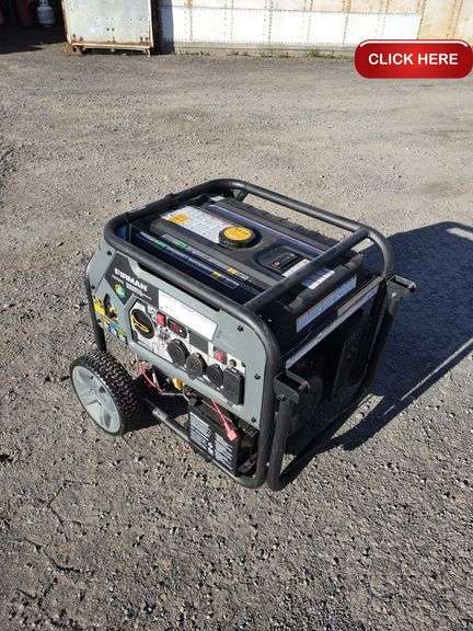 Firman to7573 tri fuel generator - Rideau Auctions