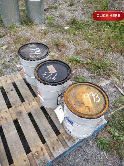 3- pails of marking paint - Rideau Auctions