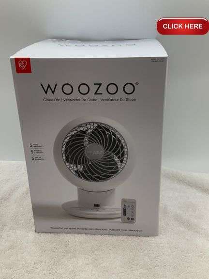 Woozoo globe fan(no packaging) - Rideau Auctions