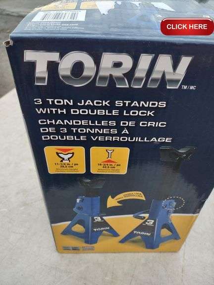 Torin 3t jack stands - Rideau Auctions