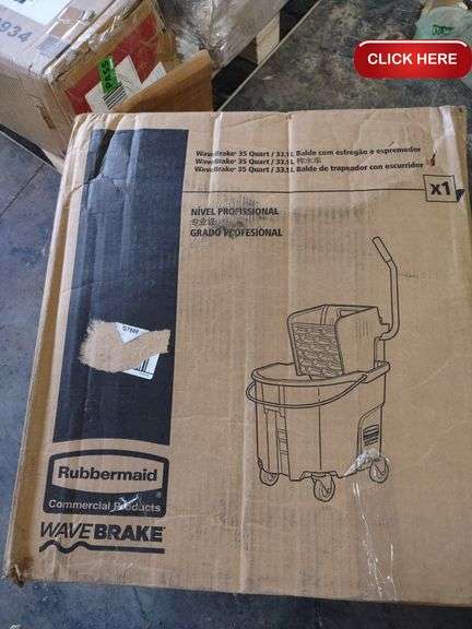 Rubbermaid wavebrake pail - Rideau Auctions