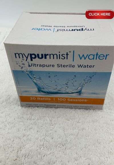 MyPurMist ultrapure sterile water refills,pack of 20 refills - Rideau ...