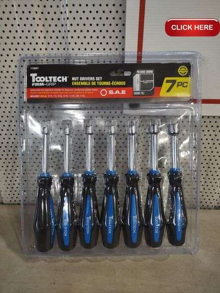 Tool tech 7pc nut drivers set - Rideau Auctions