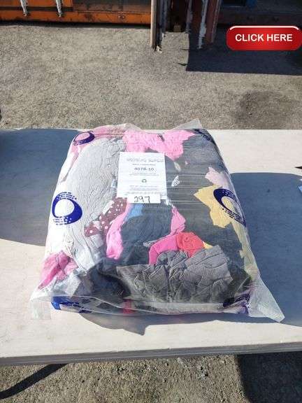 Mixed t-shirt rags (20lb) - Rideau Auctions