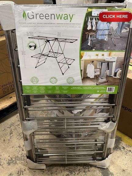 Greenway Clothing Drying Rack - Rideau Auctions