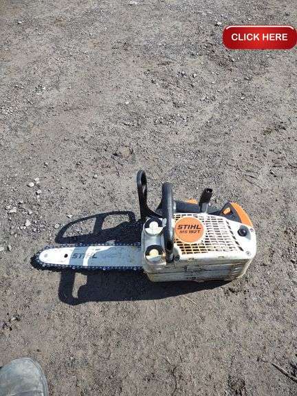 Stihl ms192t gas chain saw - Rideau Auctions