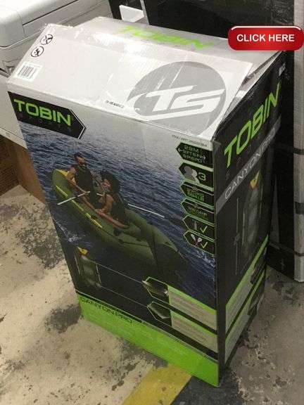 Tobin sports canyon pro inflatable boat - Rideau Auctions