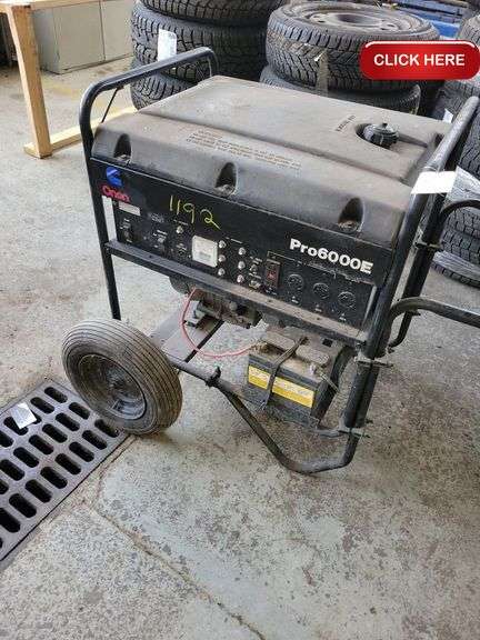 Onan pro6000E generator - Rideau Auctions