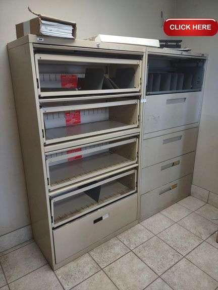 2- 36" x 66" high file cabinet - Rideau Auctions