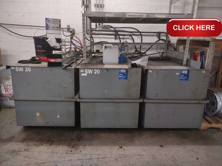 3- imm 1000 l steel oil tanks & accessories - Rideau Auctions