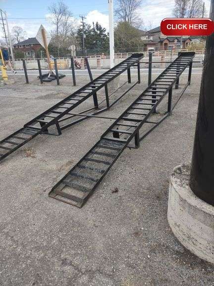 16' steel automotive ramps - Rideau Auctions
