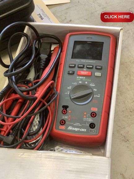 Snap on digital insulation tester eedm650c - Rideau Auctions