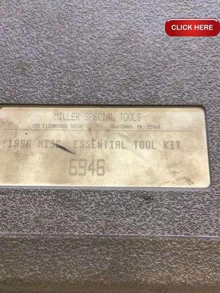 Miller special tools 1996 misc. essential tool kit 6946 - Rideau Auctions