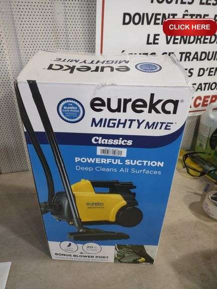 Eureka mighty mite vacuum, electric - Rideau Auctions