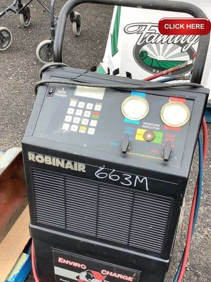 Robinair refrigerant charger - Rideau Auctions