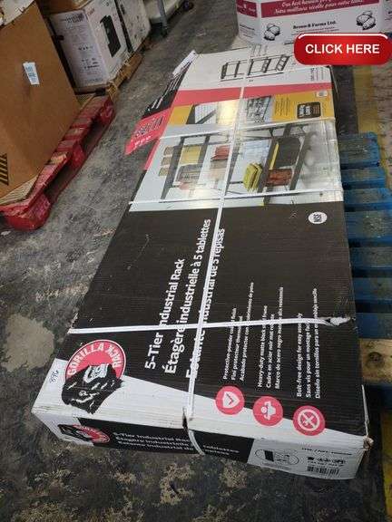 5- tier industrial gorilla rack - Rideau Auctions