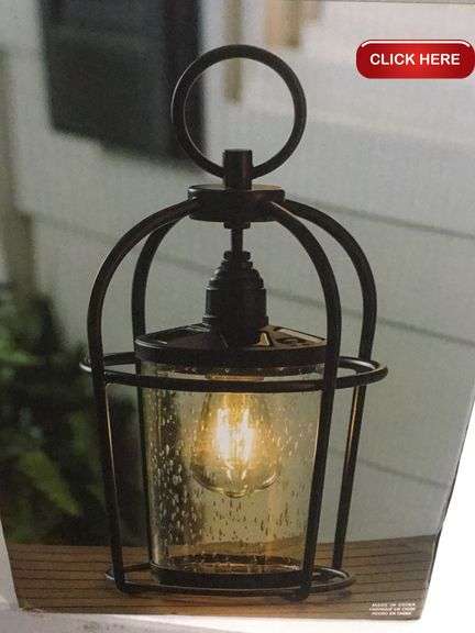 Evergreen Edison solar lantern - Rideau Auctions