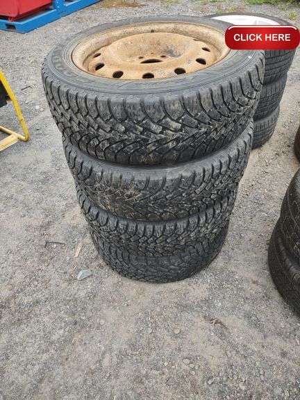 4- 205-55-16 tires on rims - Rideau Auctions