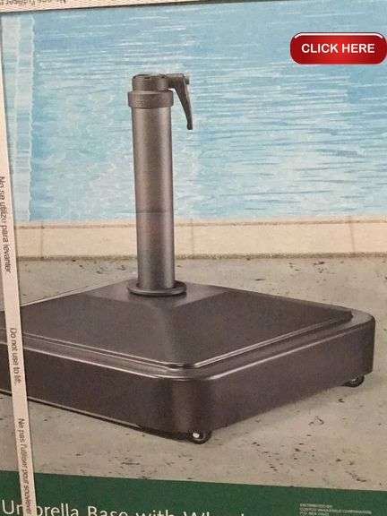 Proshade umbrella base with wheels - Rideau Auctions