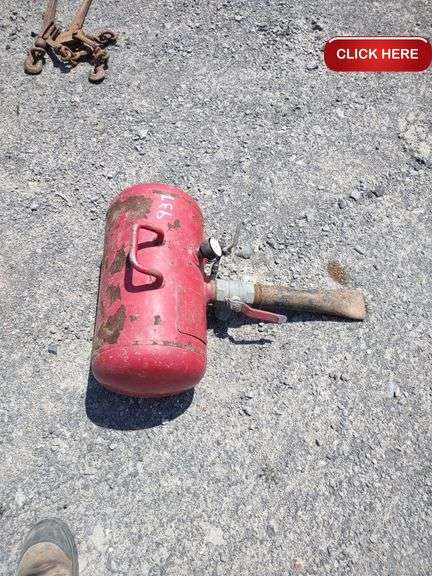 Air tire pig tank bead blaster - Rideau Auctions