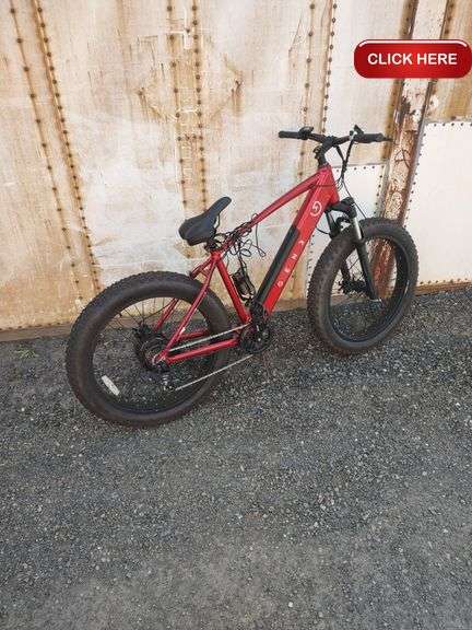Gen 3 red electric bike - Rideau Auctions