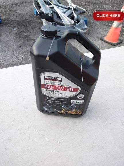 Kirkland ow-20 motor oil - Rideau Auctions