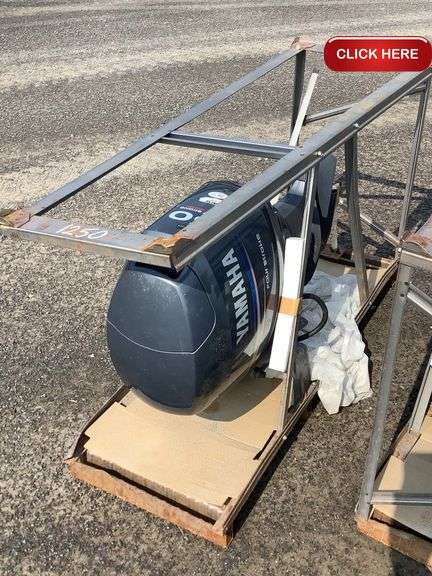 Yamaha 4 stroke 50cc boat motor - Rideau Auctions