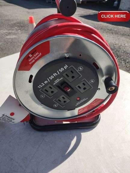 Heavy duty extension cord wheel - Rideau Auctions