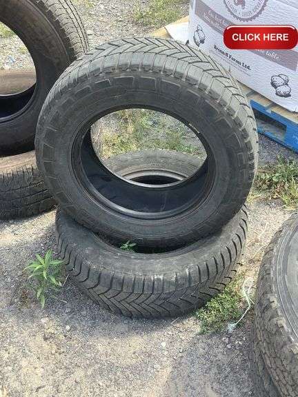 2 Michelin tires 235/65/R16 - Rideau Auctions