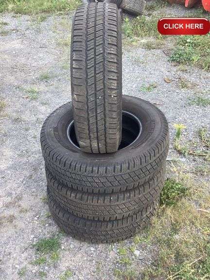 4 Michelin tires 225/75/R16 - Rideau Auctions