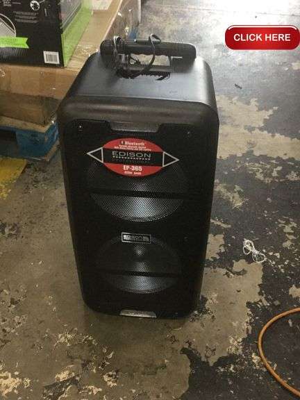 Edison professional Bluetooth speaker with pairing and led lighting - Rideau Auctions