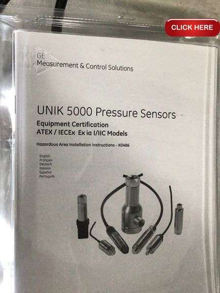 Unik 5000 pressure sensors - Rideau Auctions