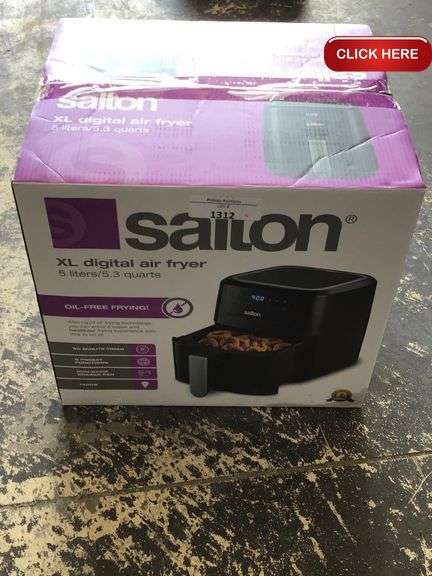 Salton XL digital air fryer - Rideau Auctions