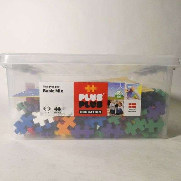 Plus Plus Big Basic Mix Building Blocks Toy - Rio Grande Trade