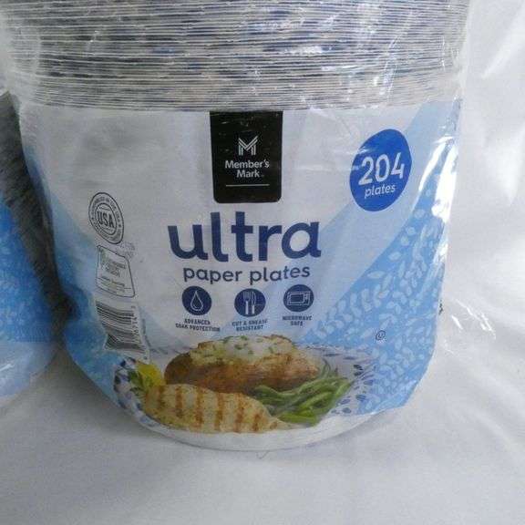 Member's Mark Paper Plates, 204 ct., 2 Pack - Rio Grande Trade