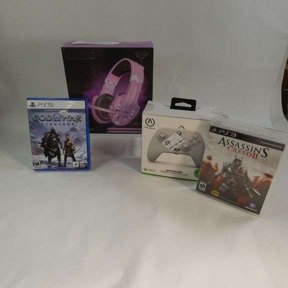 Gamers Bundle; Headset, Controller & 2 Video Games - Rio Grande Trade
