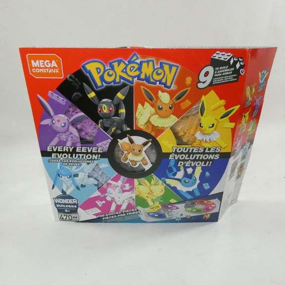 MEGA Pokémon Eevee Evolution Building Set - 470pcs - Rio Grande Trade