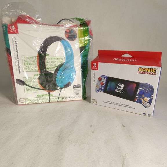 Nintendo Switch Headset and Sonic the Hedgehog Controller - Rio Grande ...