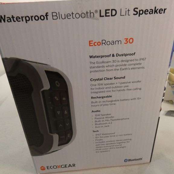 Exogear, Waterproof BT LED Lit Speaker - Rio Grande Trade