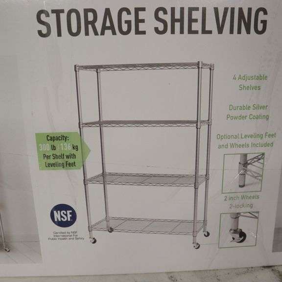 Seville Classics Home 4 Tier Storage Shelving - Rio Grande Trade