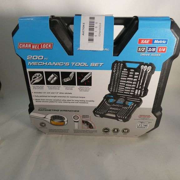 Channel Lock, 200 Pc Mechanics Tool Set - Rio Grande Trade