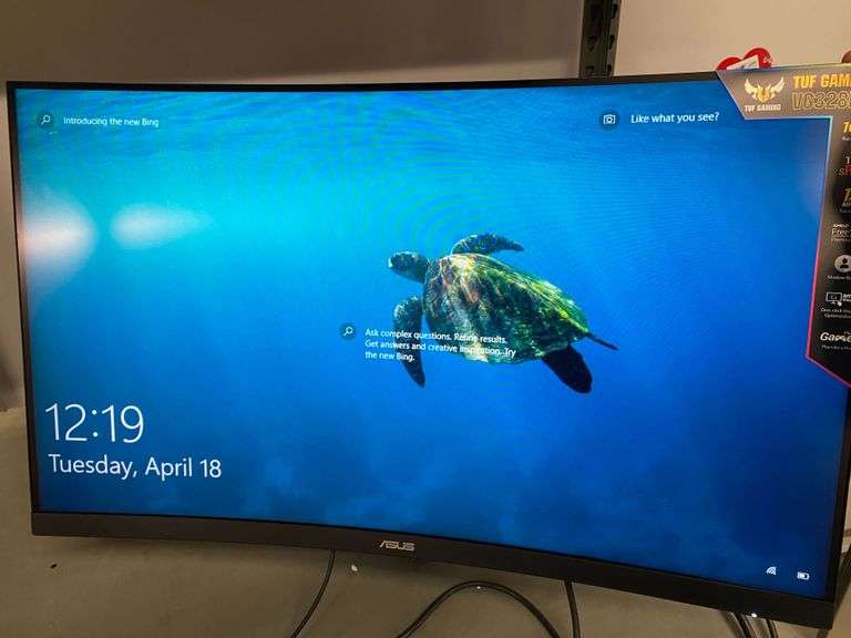 ASUS 32" Monitor - Tested, Good Complete Condition - Rio Grande Trade