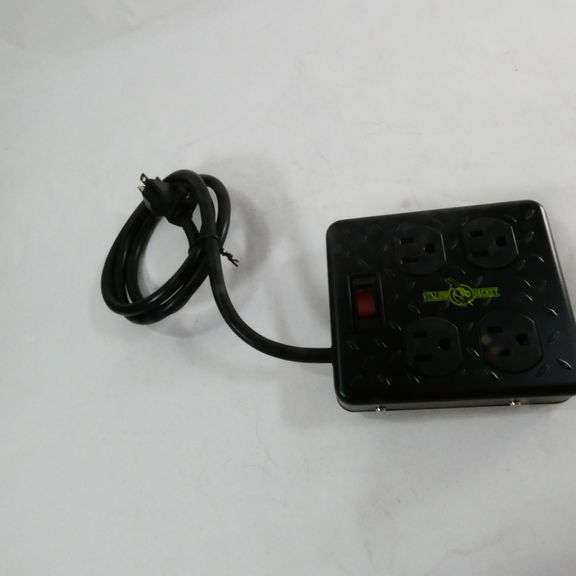 Yellow Jacket, Relocatable Power Tap with 4 Outlets & Lighted Switch ...