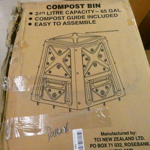 Compost Bin, 240 Lts/65 Gal Cap - Rio Grande Trade