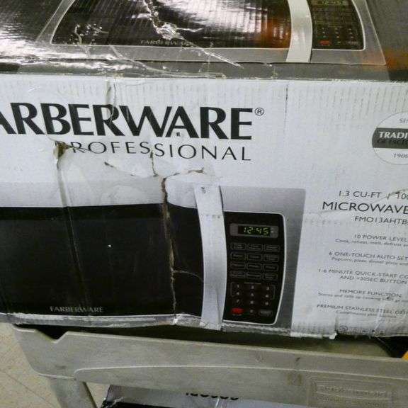 Farberware Professional 1.3 cu. Ft. 1000-Watt Countertop Microwave Oven ...
