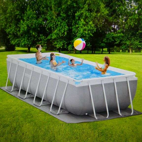 Intex Prism Frame Rectangular Premium Pool Set - Rio Grande Trade