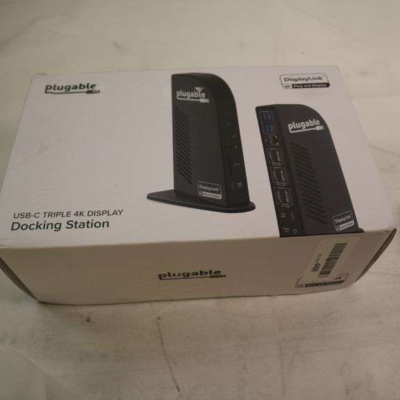 Plugable DisplayLink USB-C Triple 4K Display Docking Station - Rio ...